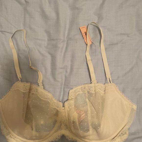 Intimates & Sleepwear | Dobreva Lace Bra Underwire Balconette Unlined ...